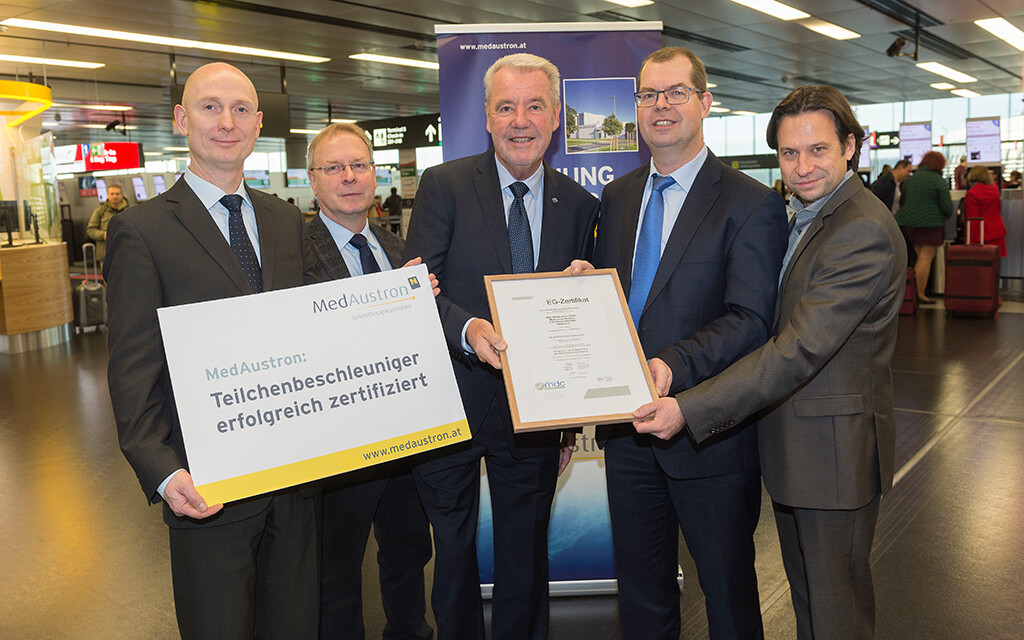 MedAustron Teilchenbeschleuniger zertifiziert - MedMix